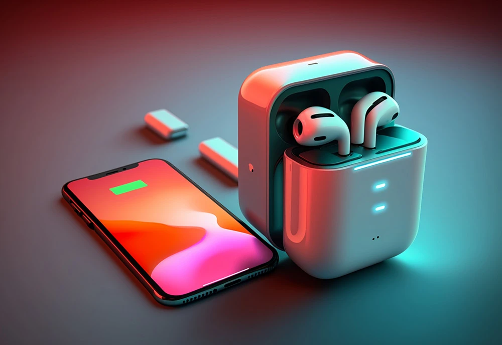 Holographic Earpod with casing design – NetWebix – IT & Marketing Solutions